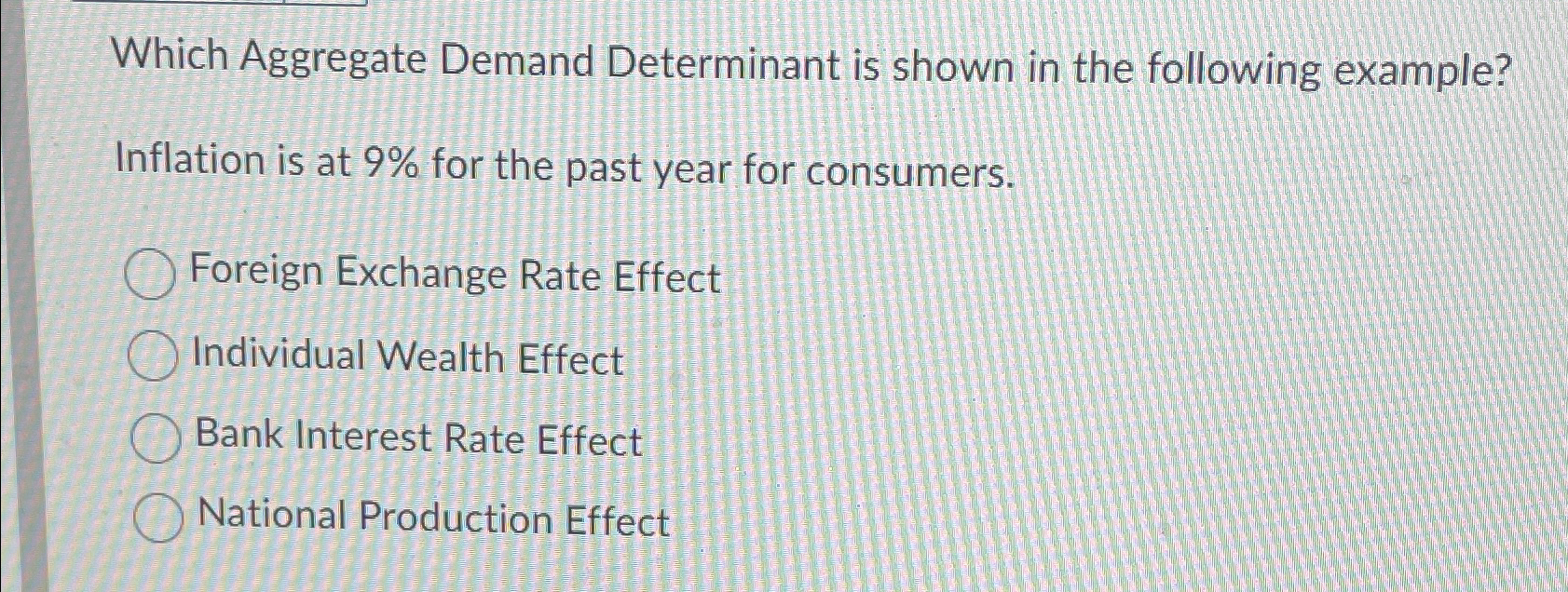 Solved Which Aggregate Demand Determinant is shown in the | Chegg.com