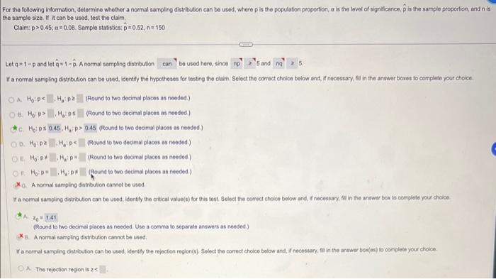 Solved For the following information, determine whether a | Chegg.com