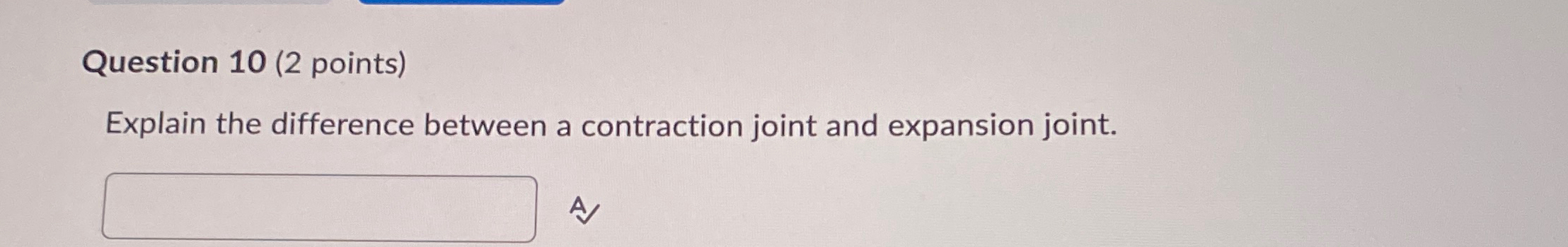 Solved Question 10 (2 ﻿points)Explain the difference between | Chegg.com