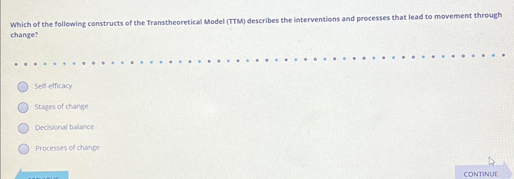 Solved Which of the following constructs of the | Chegg.com