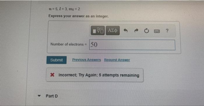 Solved What is the maximum number of electrons in an atom | Chegg.com