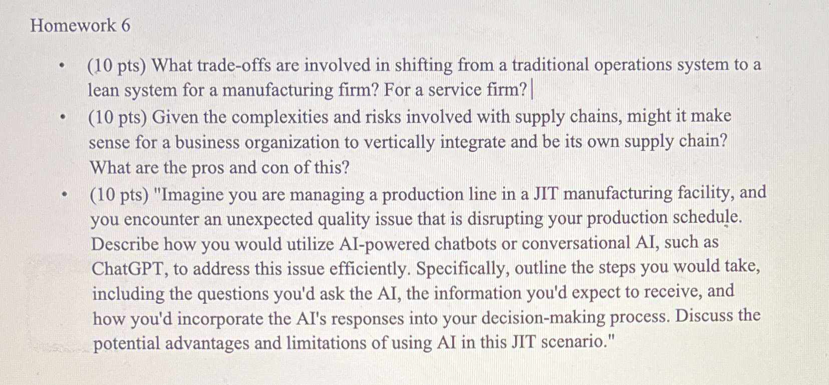 Solved Homework 6(10 ﻿pts) ﻿What trade-offs are involved in | Chegg.com