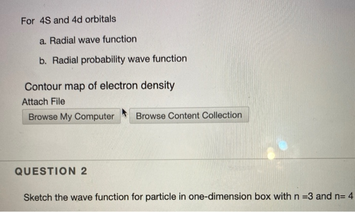 Solved For 4S and 4d orbitals a. Radial wave function b. | Chegg.com