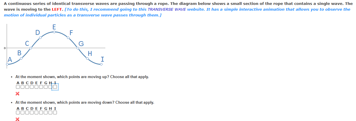 Solved A continuous series of identical transverse waves are | Chegg.com