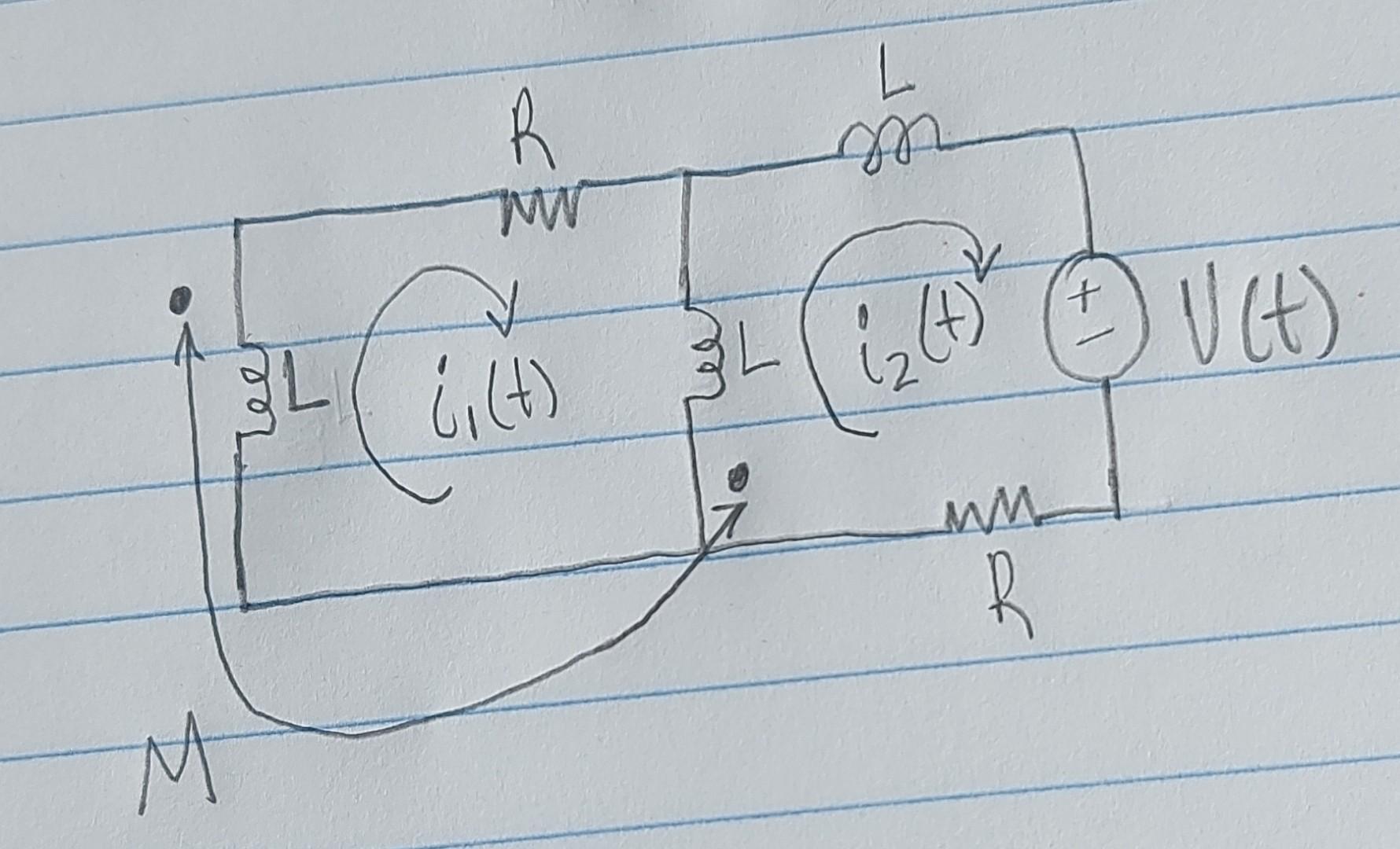 Solved A circuit is shown with coupled coils as connected. | Chegg.com