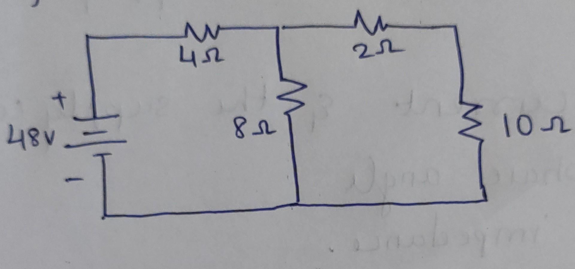 Solved Calculate the current through 10 resistor Using | Chegg.com