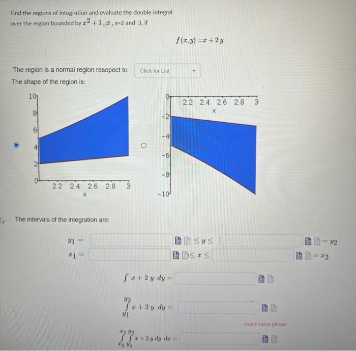 Solved Find The Regions Of Integration And Evaluate The