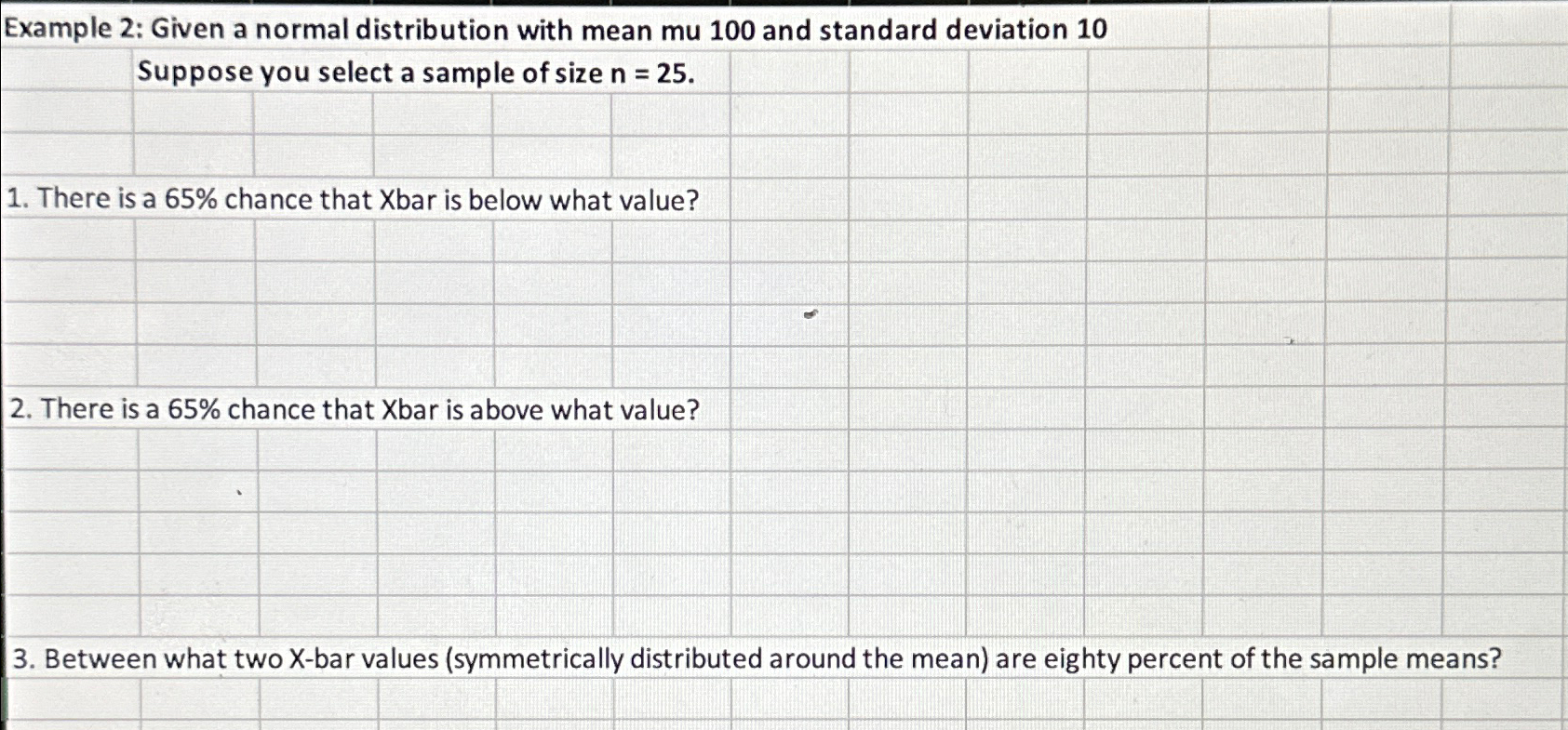 Solved Example 2: Given a normal distribution with mean mu | Chegg.com