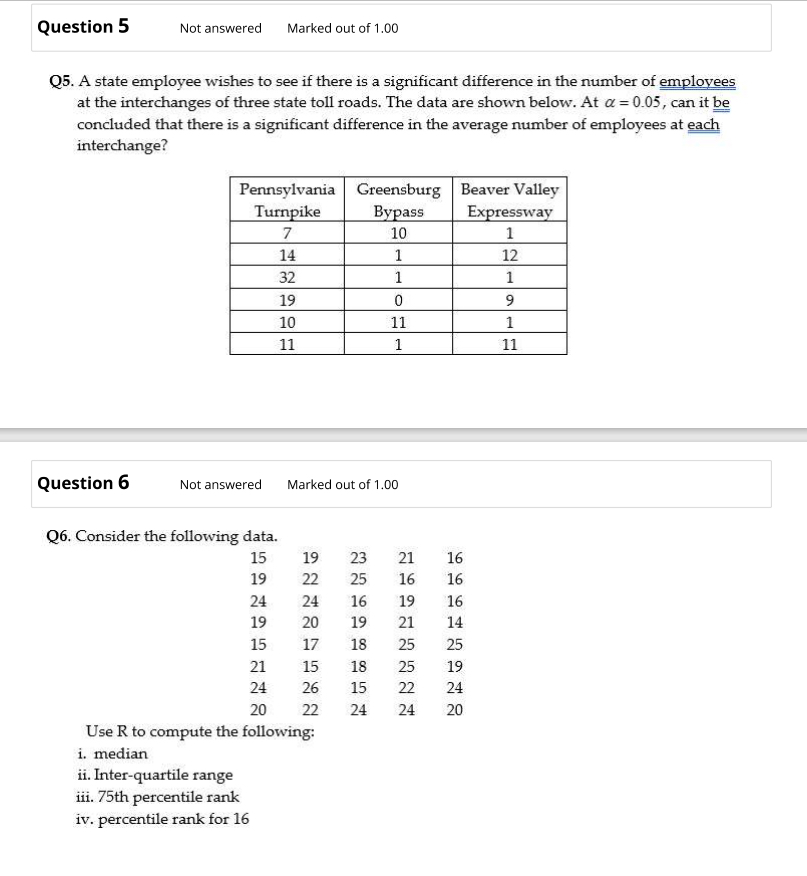 Solved Solve it by rstudio code with details!Q5. ﻿A state | Chegg.com