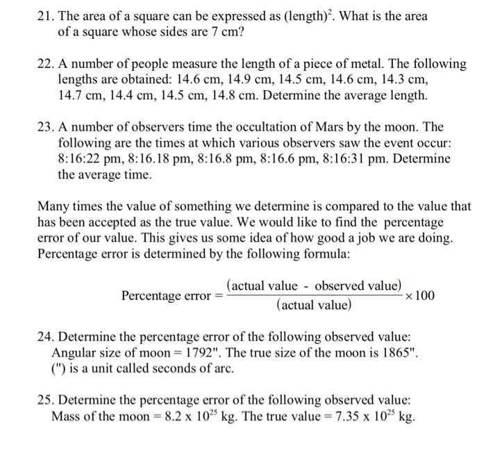 Solved 21. The area of a square can be expressed as | Chegg.com
