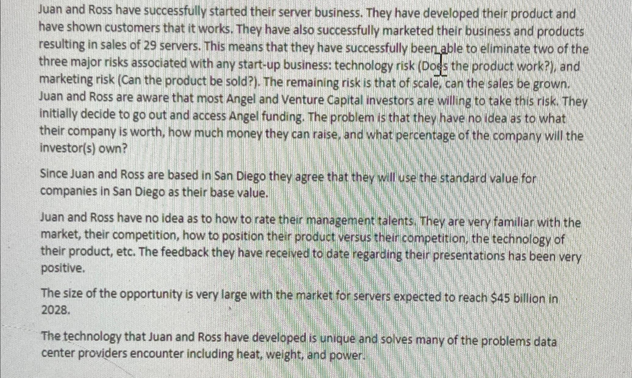 Solved Juan and Ross have successfully started their server | Chegg.com