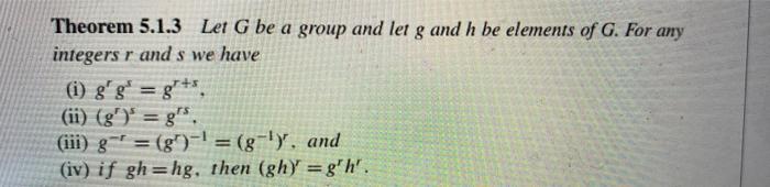 Solved Let G denote a group where the operation is denoted | Chegg.com