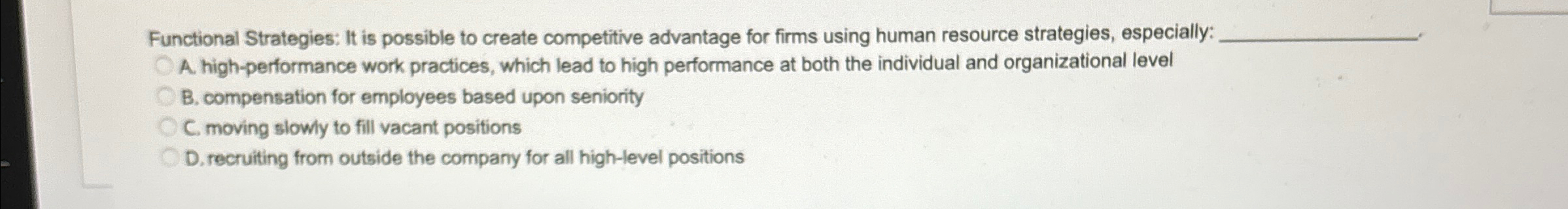 Solved Functional Strategies: It is possible to create | Chegg.com