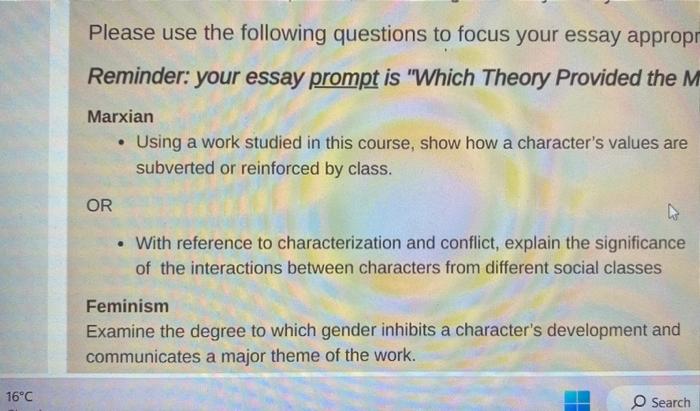 Based on novel "From the Ashes" by Jessie Thistle, | Chegg.com