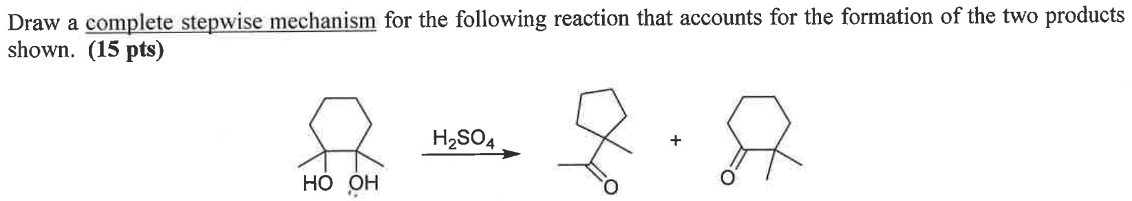 Solved Draw a complete stepwise mechanism for the following | Chegg.com