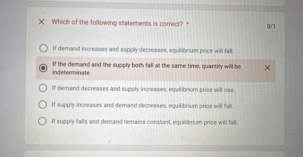 Solved × ﻿Which of the following statements is correct? | Chegg.com