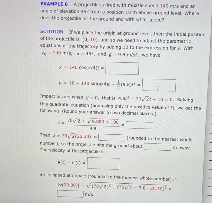 Solved PRACTICE ANOTHER Find the velocity and position | Chegg.com