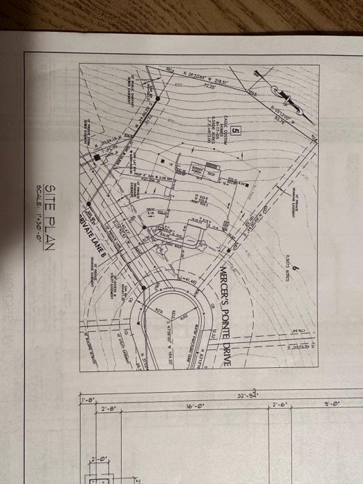 Solved Name 1. What is the scale of the site plan? 2. What | Chegg.com