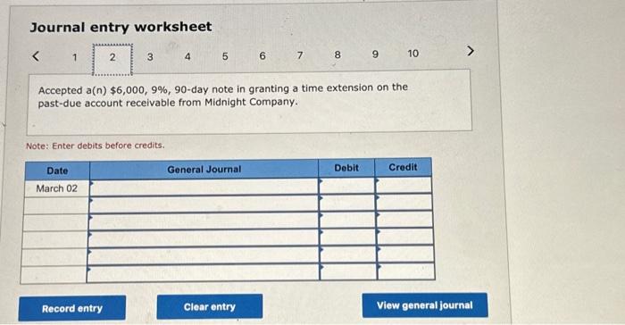 Solved Journal entry worksheetJournal entry worksheet Note: | Chegg.com
