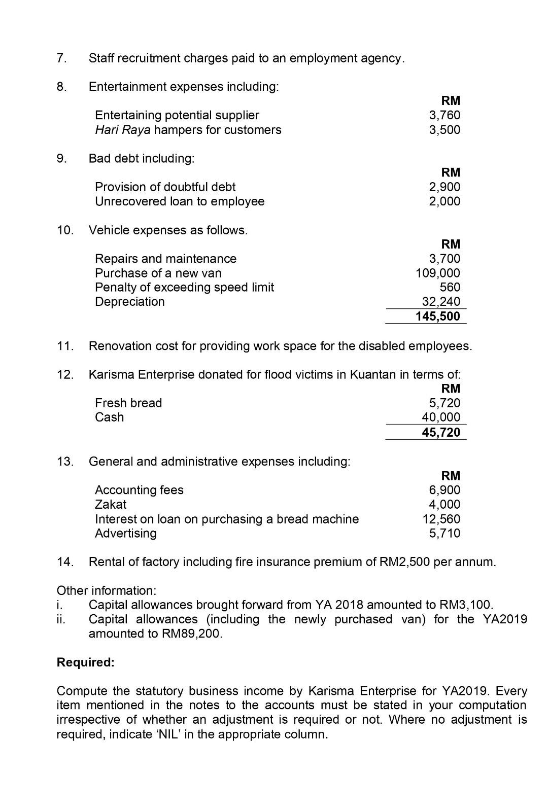 Staff recruitment charges paid to an employment | Chegg.com