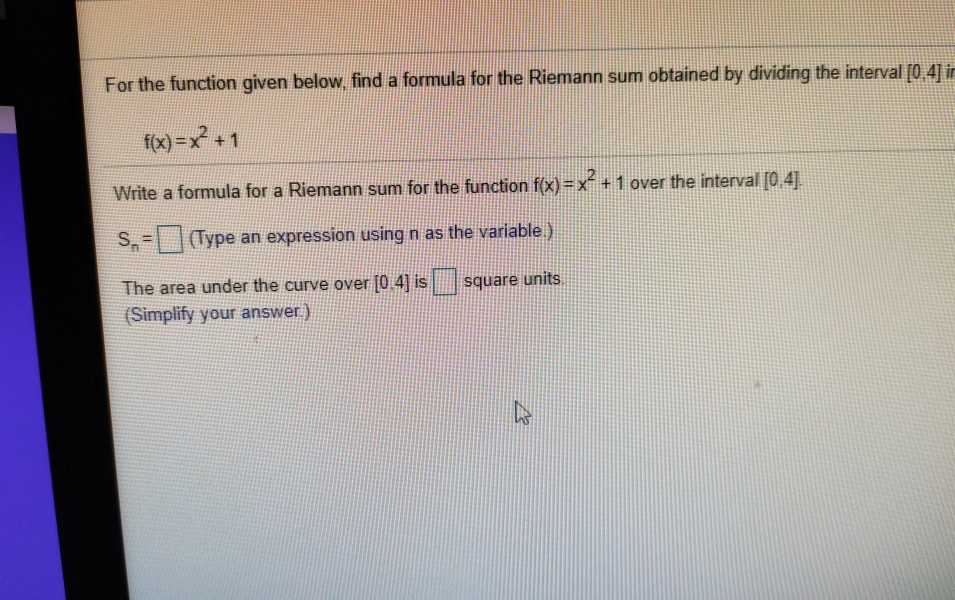 Solved For the function given below, find a formula for the | Chegg.com