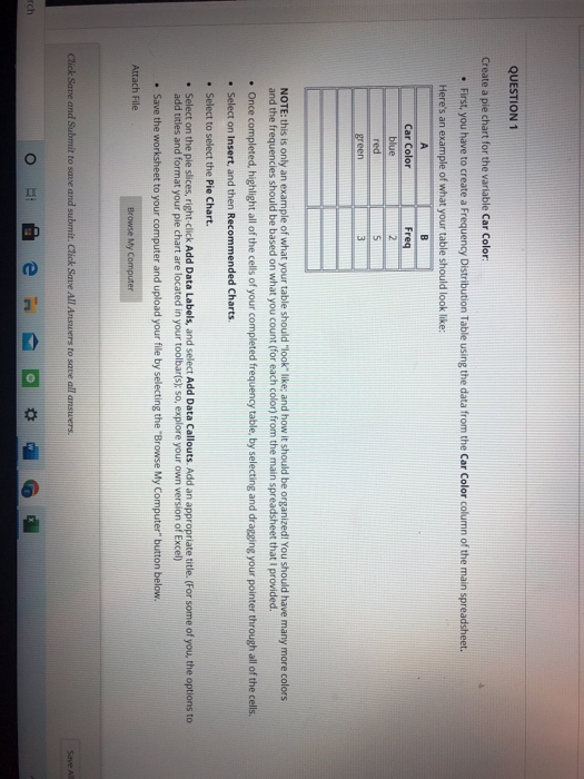 Solved QUESTION 1 Create a ple chart for the variable Car | Chegg.com