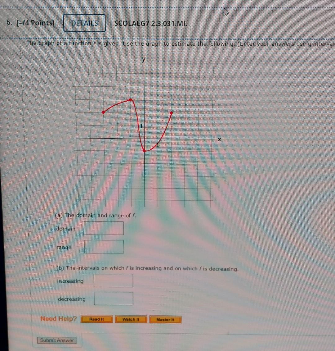 Solved 1. [-/4 Points) DETAILS SCOLALG7 2.1.034.MI. Evaluate | Chegg.com