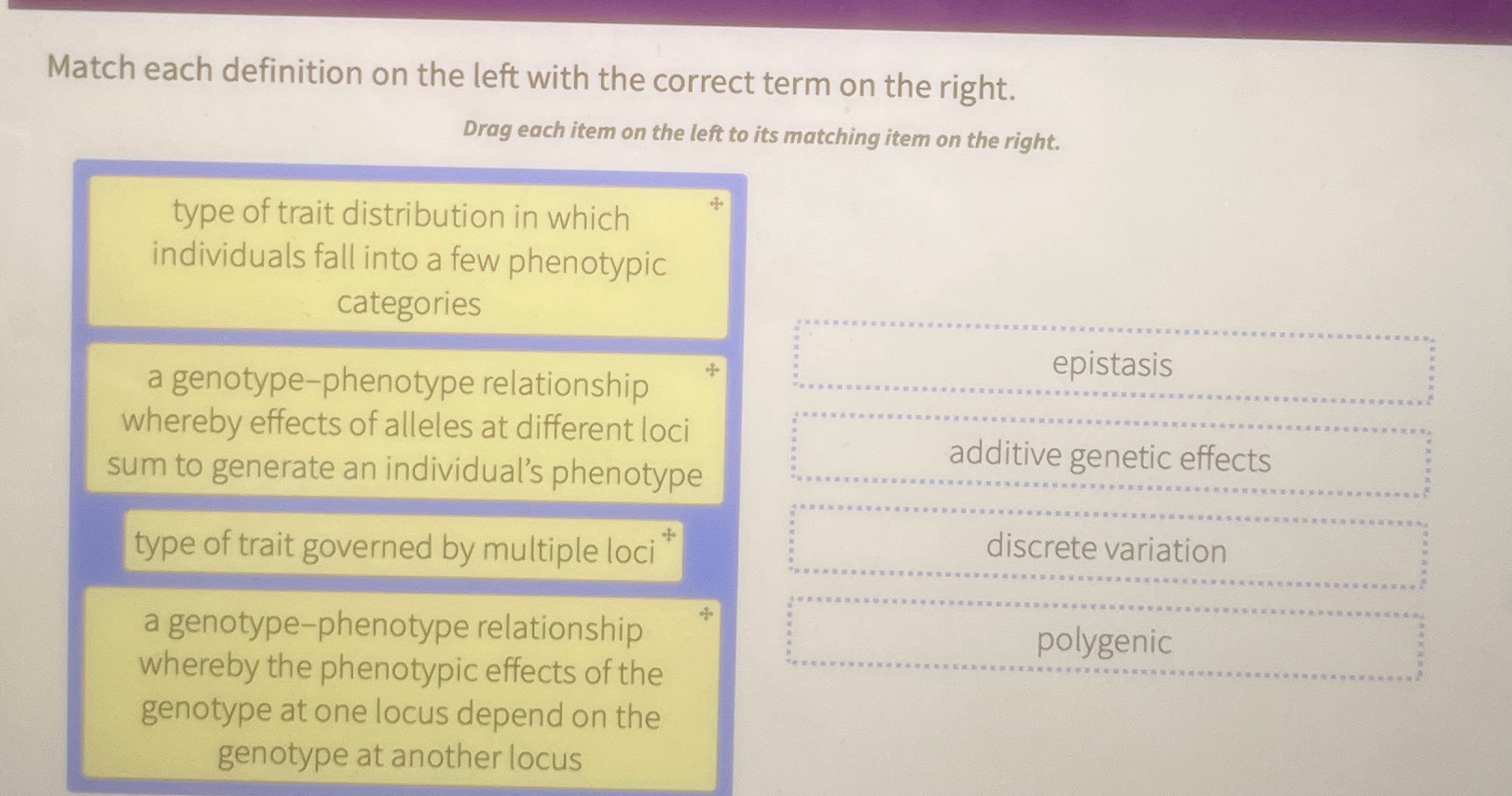 Solved Match each definition on the left with the correct | Chegg.com