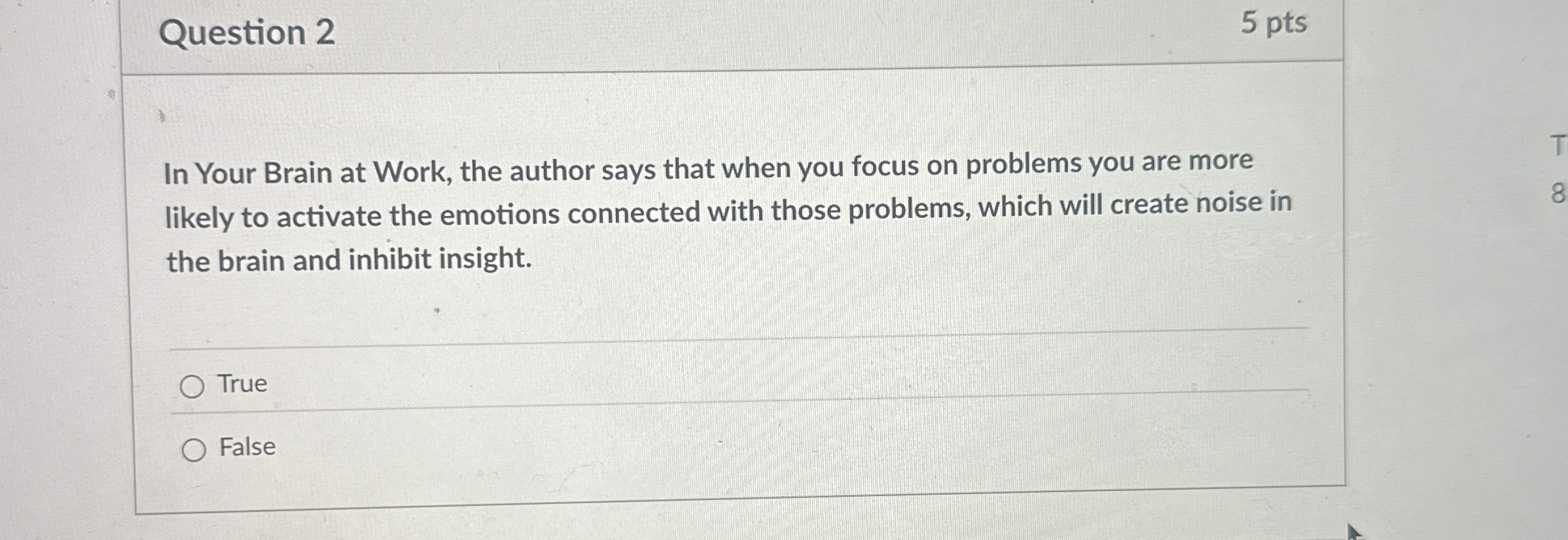 Solved Question 25 ﻿ptsIn Your Brain at Work, the author | Chegg.com