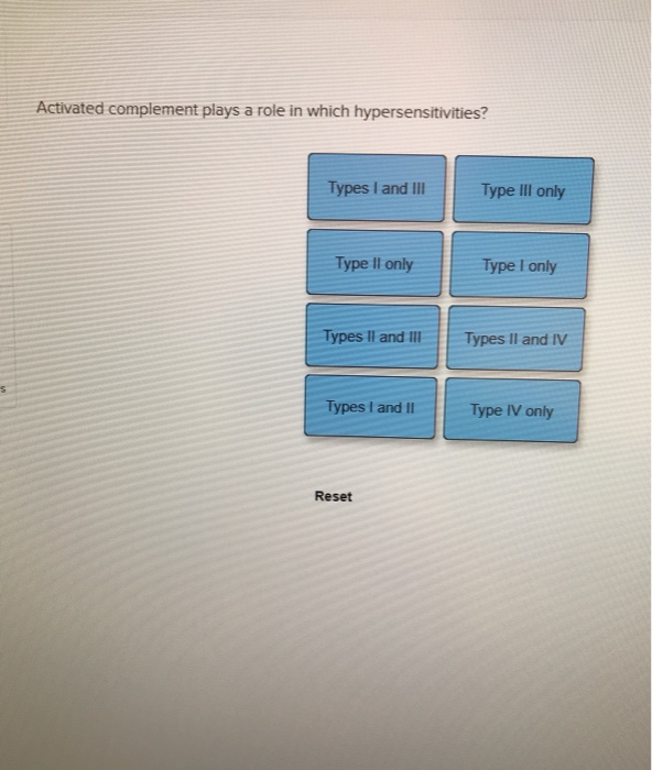Solved Activated complement plays a role in which | Chegg.com