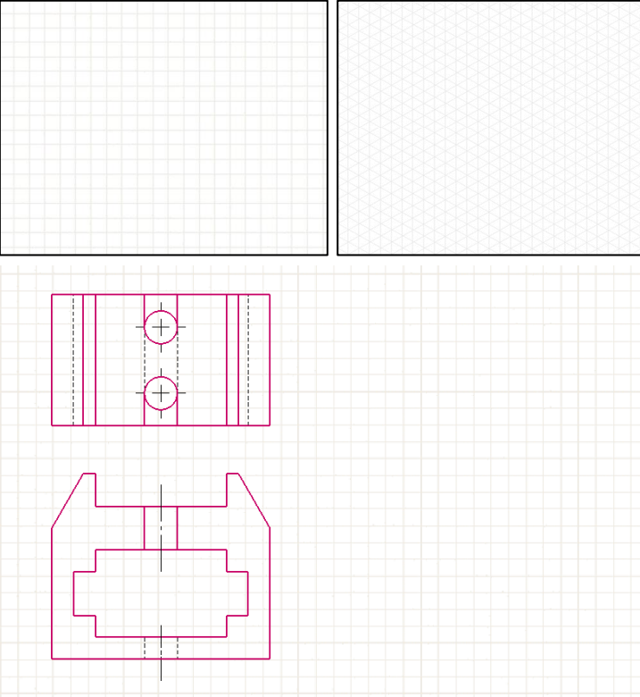 Solved Draw the missing view, the isometric projection, and | Chegg.com