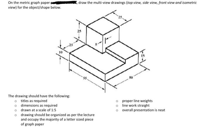 Solved Please be drawn on a metric graph paperIgnore the | Chegg.com