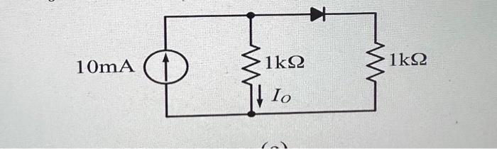 Solved Find the current Io in the circuit below. However, | Chegg.com