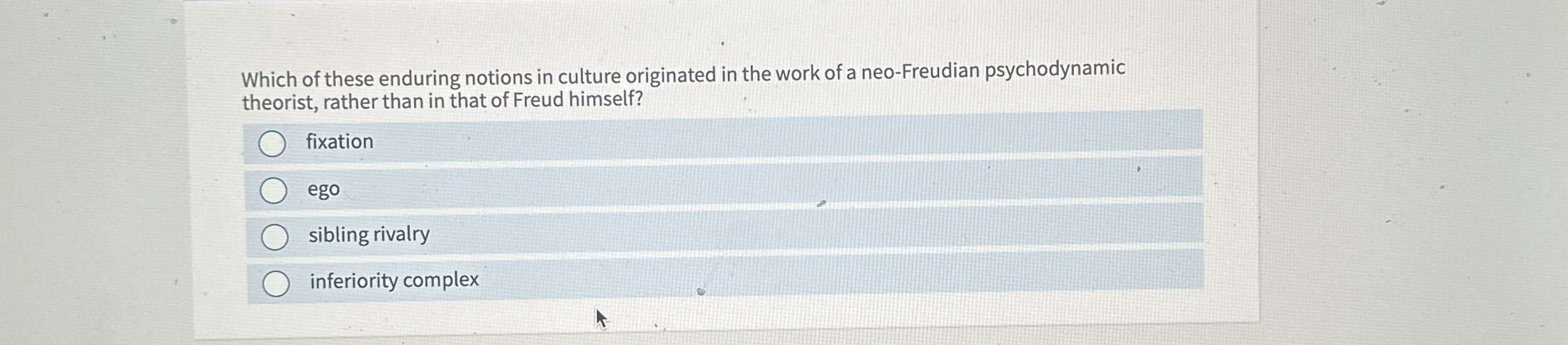 Solved Which of these enduring notions in culture originated | Chegg.com