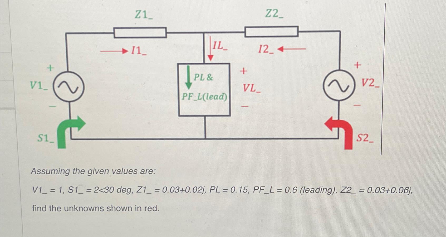 Solved Assuming the given values | Chegg.com