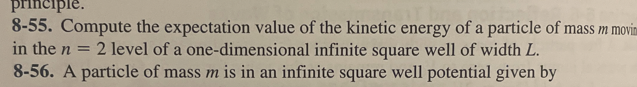 Solved 8 55 ﻿compute The Expectation Vale Of The Kinetic