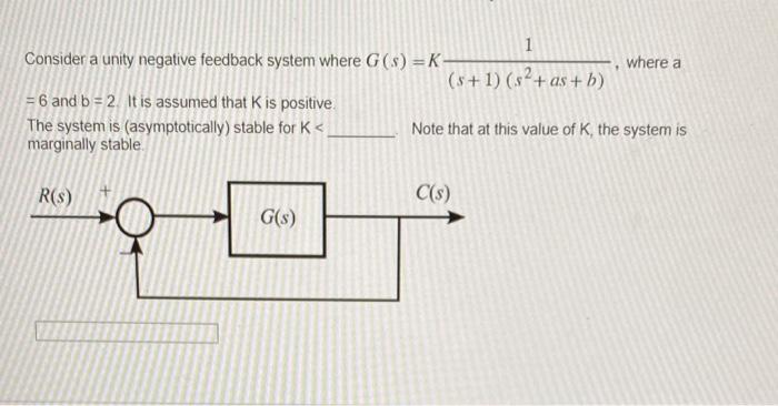 Solved Consider a unity negative feedback system where | Chegg.com