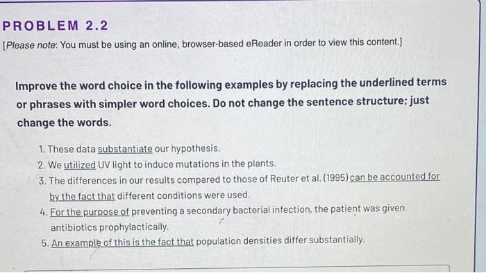 Solved PROBLEM 2.8 [Please note: You must be using an | Chegg.com