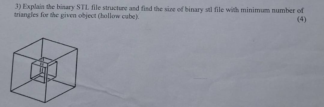 Solved Explain the binary STL file structure and find the | Chegg.com