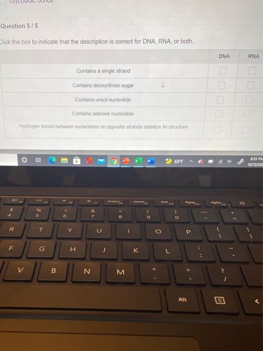 Solved Question 5/5 Click the box to indicate that the | Chegg.com
