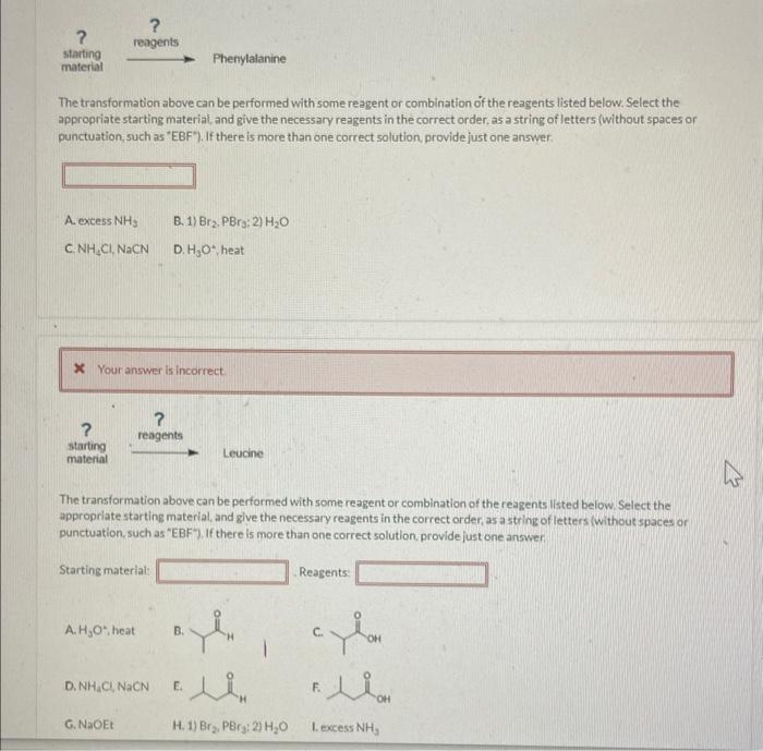 An amidomalonate synthesis was performed using each | Chegg.com