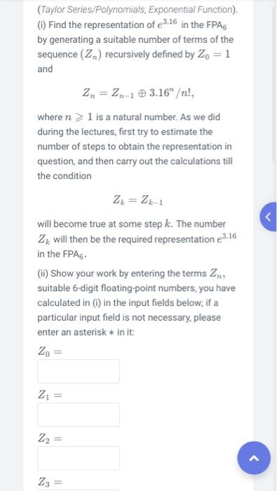 Solved (Approximations: Significant Digits). For each of the | Chegg.com