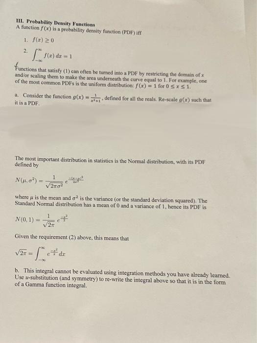 Solved AP Calc BC question on improper integrals and | Chegg.com