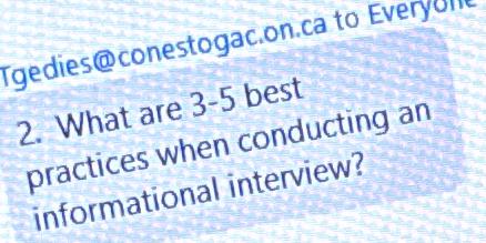 Solved Tgedies@conestogac.on.ca to Everyum2. ﻿What are 3-5 | Chegg.com