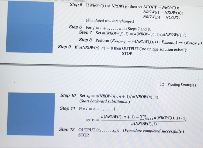 Solved Find the row interchanges that are required to solve | Chegg.com