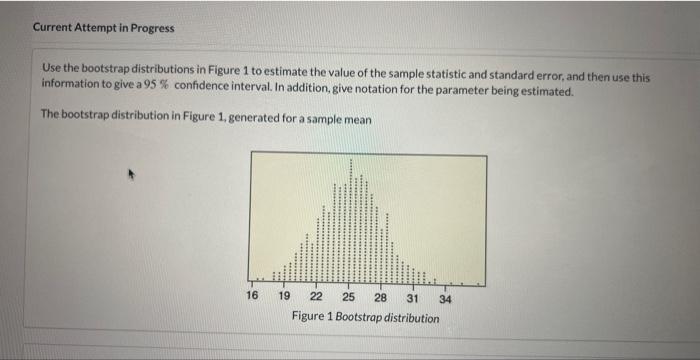 Solved Use the bootstrap distributions in Figure 1 to | Chegg.com