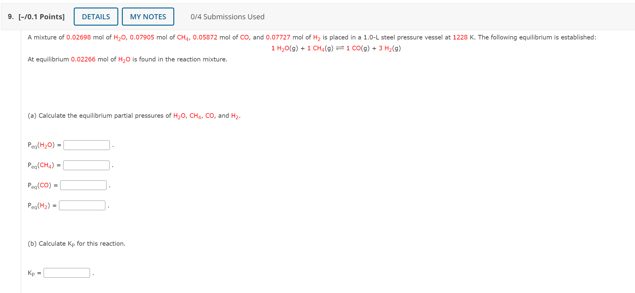 Solved [-/0.1 ﻿Points]0/4 ﻿Submissions | Chegg.com