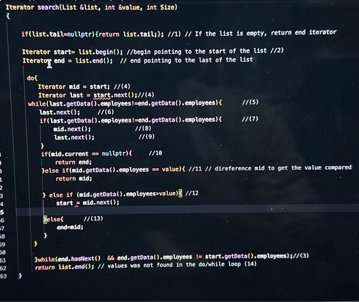 Solved c++how can i point to the next iterator if its a void | Chegg.com