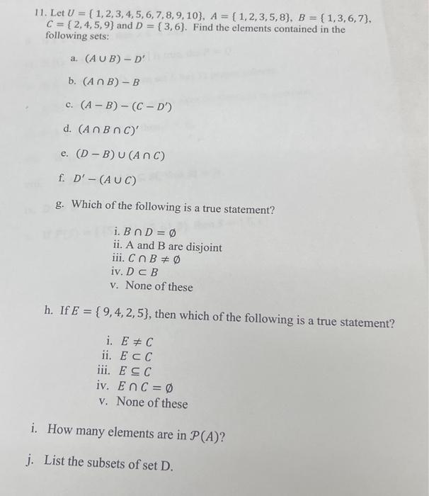 Solved 11. Let | Chegg.com Solved 11. Let | Chegg.com