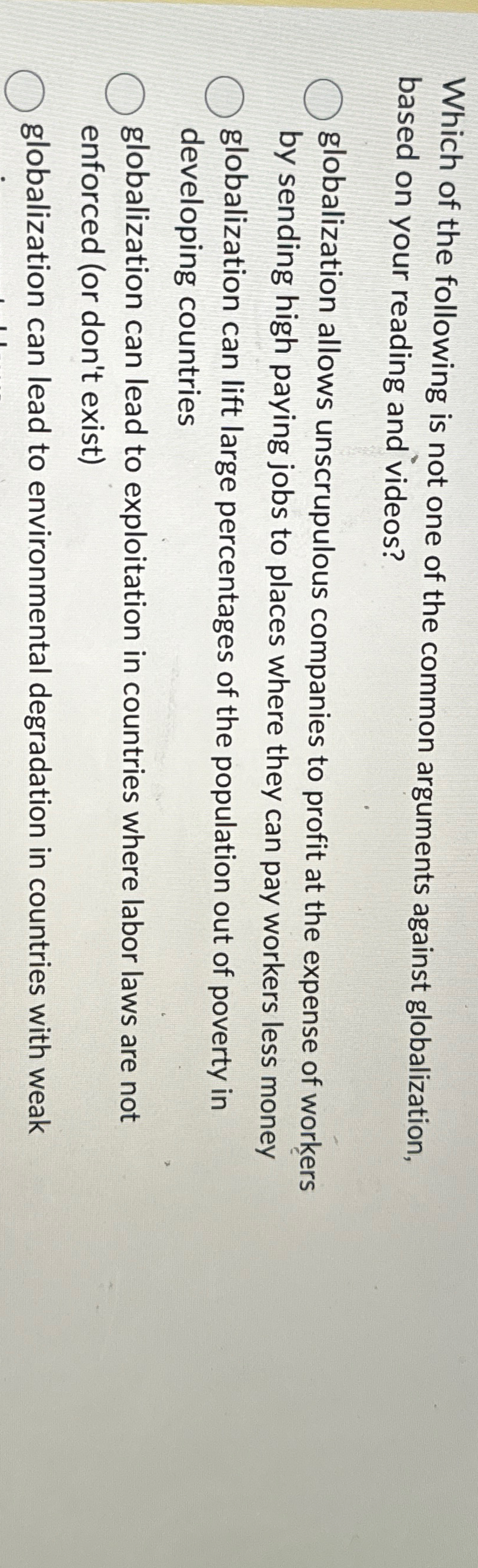 Solved Which of the following is not one of the common | Chegg.com